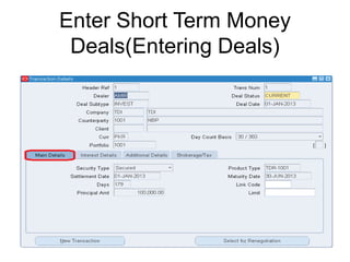 Oracle Treasury Managment Implementation | PPTX