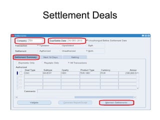 Oracle Treasury Managment Implementation | PPTX