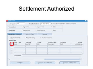 Oracle Treasury Managment Implementation | PPTX