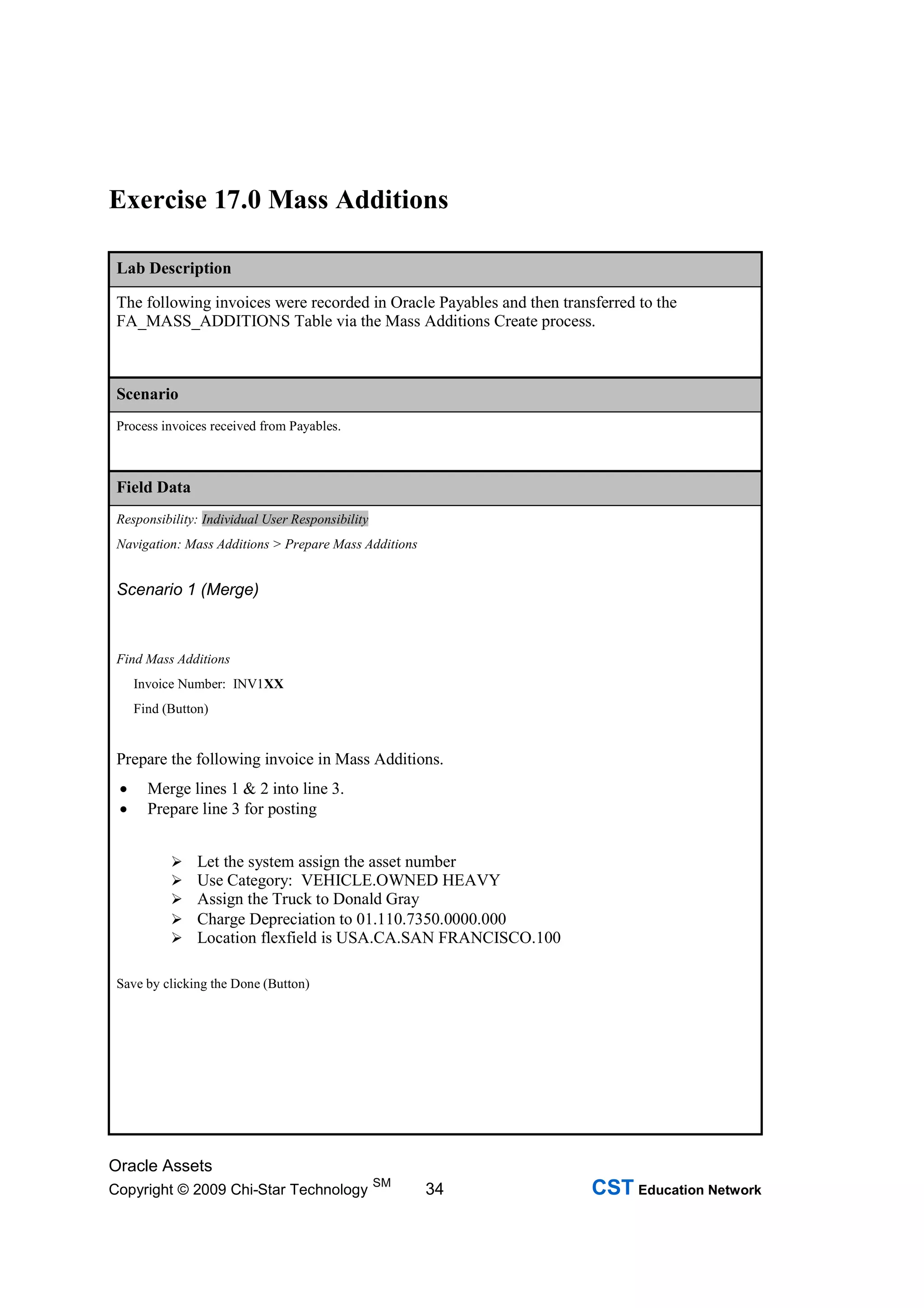 R12 Mass Additions | PDF
