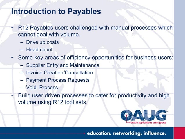 R12 payables leverage desktop integrator | PPT