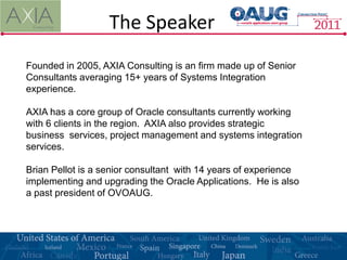 Oracle R12 Upgrade Lessons Learned | PDF