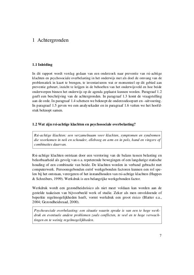 Stageverslag Inleiding