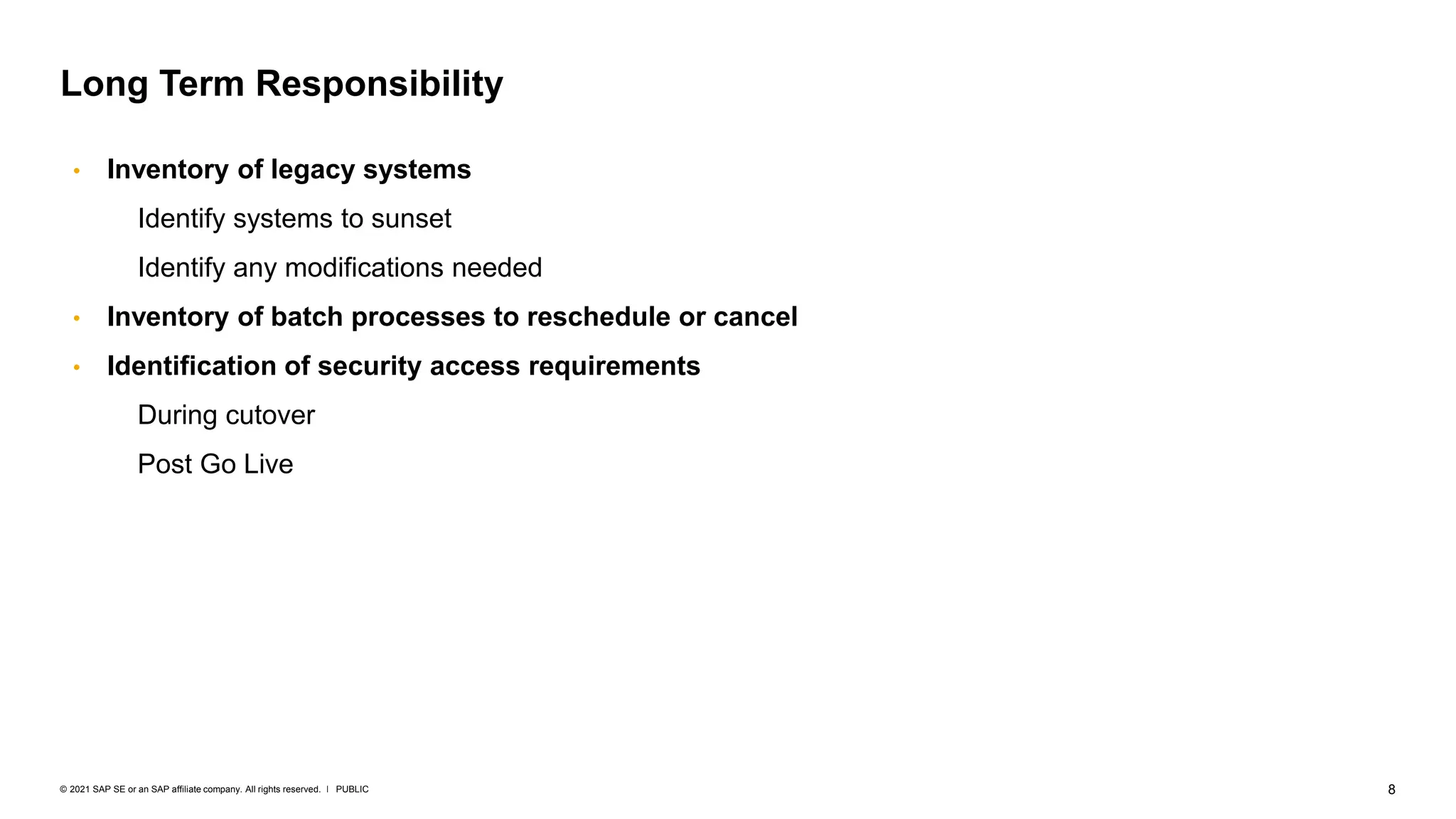 SAP Cutover Strategy with details becomes Cutover Kickoff) | PPT