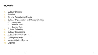 SAP Cutover Strategy with details becomes Cutover Kickoff) | PPT