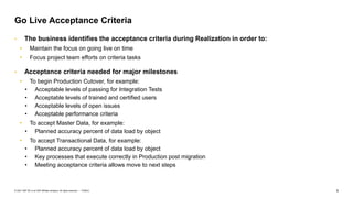SAP Cutover Strategy with details becomes Cutover Kickoff) | PPT