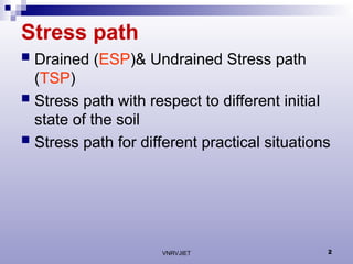 Stress Path Method in Geomechanics geotechnical | PPT