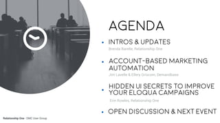 Boston Oracle Marketing Cloud User Group - August | PPT