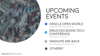 Boston Oracle Marketing Cloud User Group - August | PPT