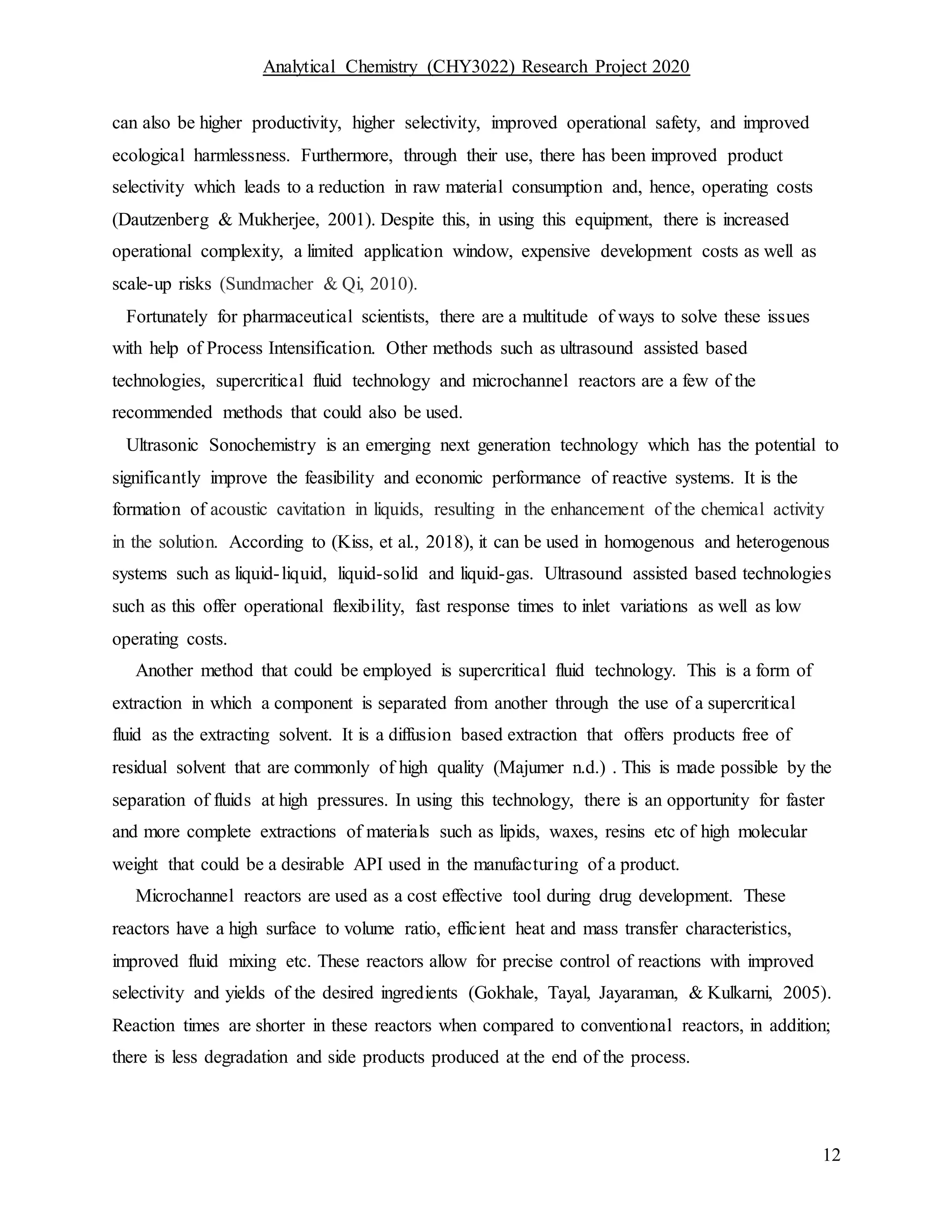 Process intensification | DOCX