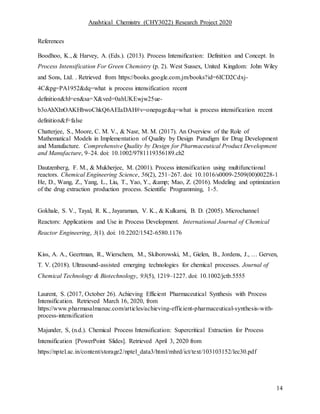 Process intensification | DOCX