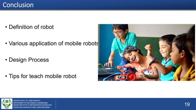 Mobile Robot: Applications and Design | PPT