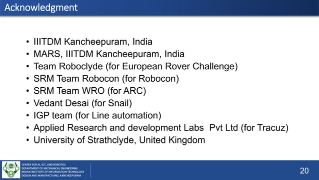 Mobile Robot: Applications and Design | PPT