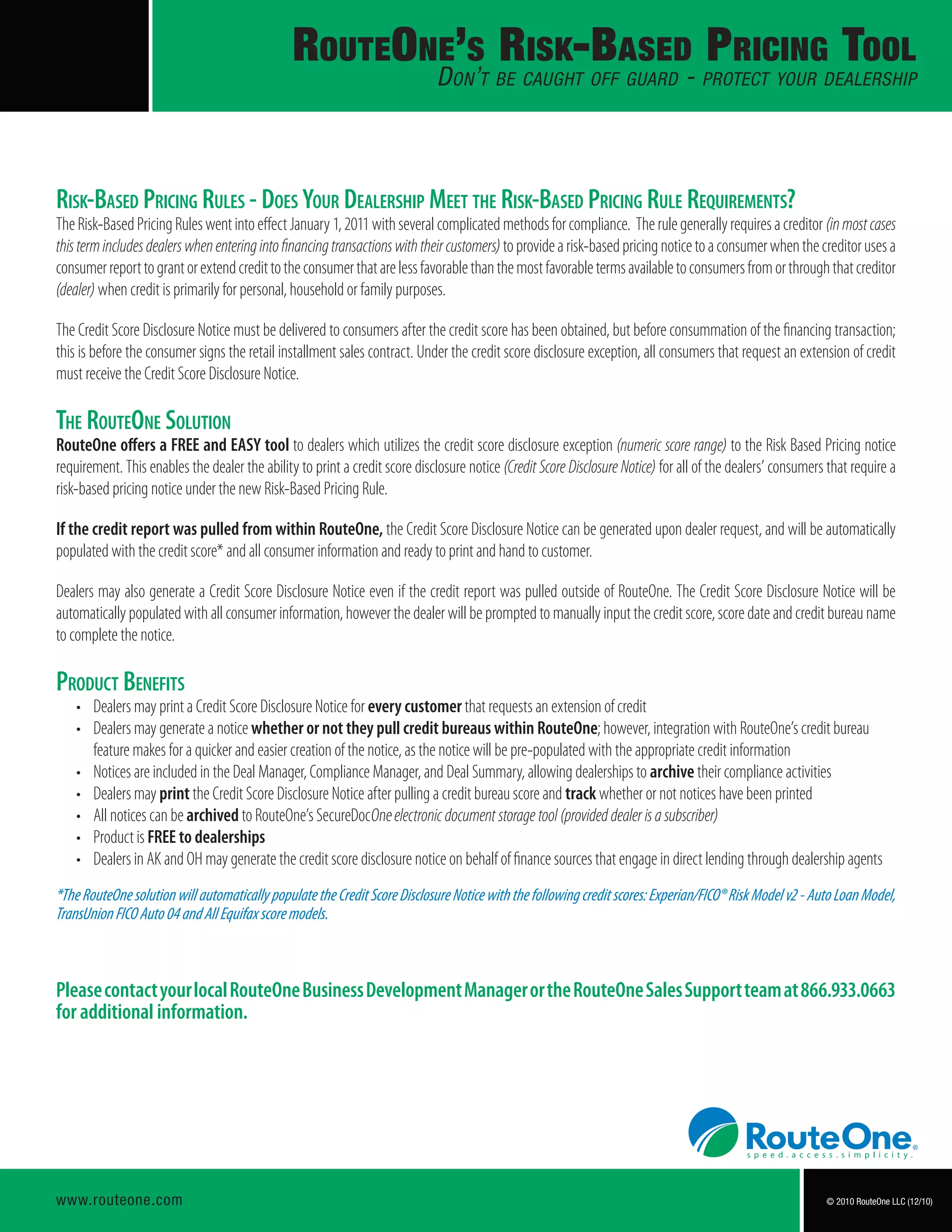 R1 risk based-pricing-short | PDF