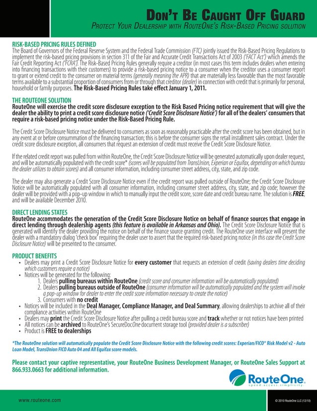 R1 risk based_pricing | PDF