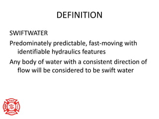 PREVIEW OF SWIFT WATER RESCUE AWARENESS PPT PRESENTATION | PPTX