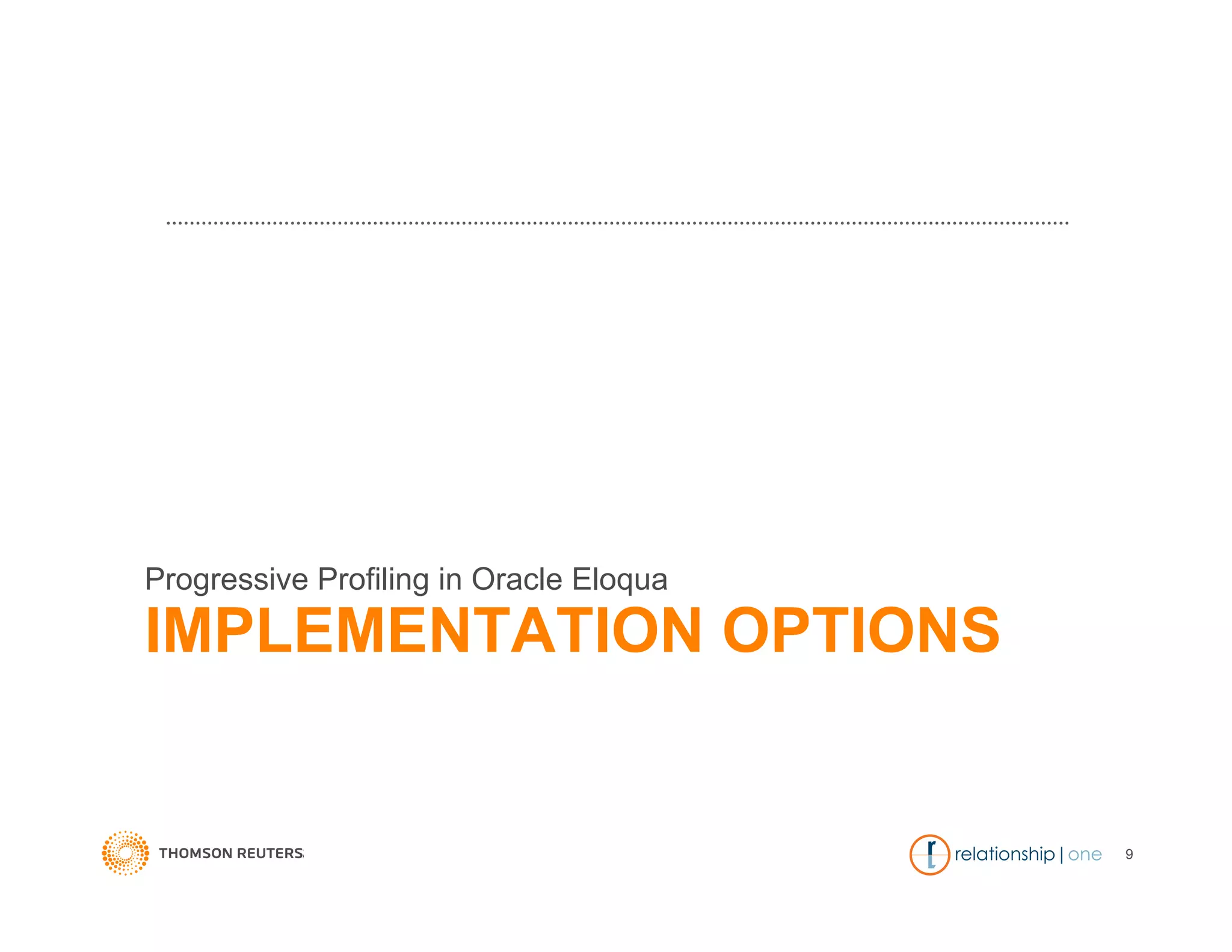 Progressive Profiling, Use Cases and Implementation | PDF