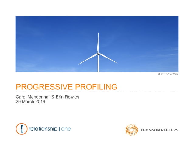 Progressive Profiling, Use Cases and Implementation | PPT