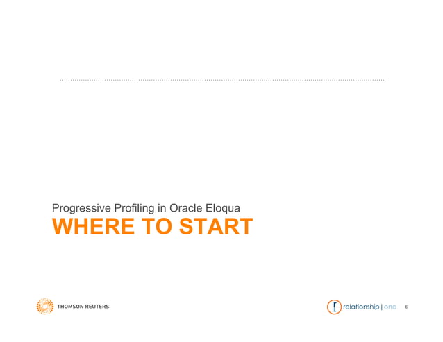 Progressive Profiling, Use Cases and Implementation | PPT