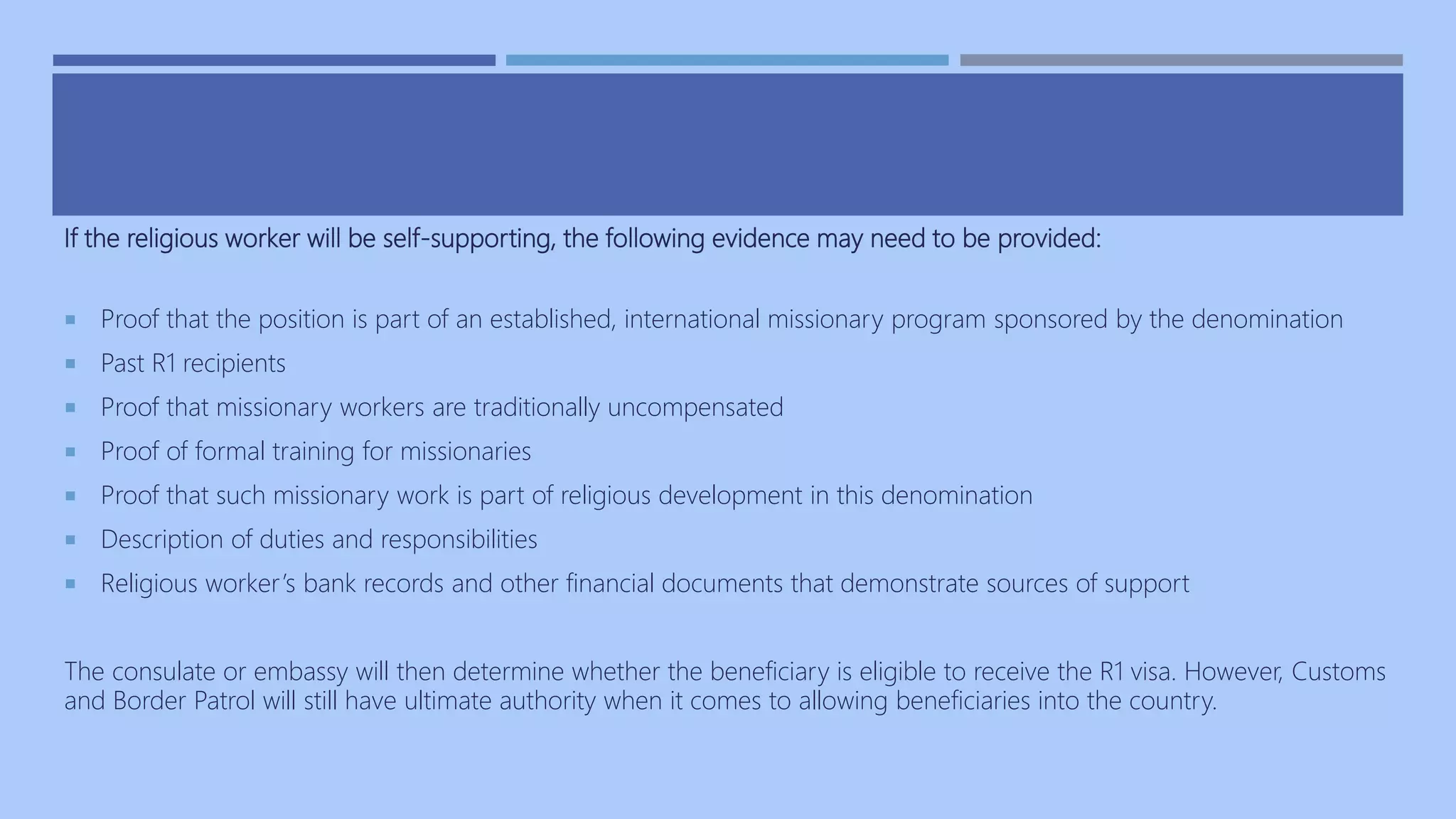 R1 visa application guide US | PPT