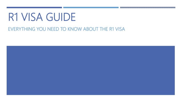 R1 visa application guide US | PPT