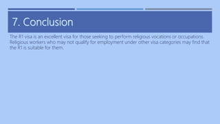 R1 visa application guide US | PPTX