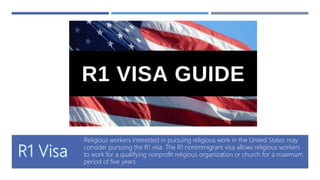 R1 visa application guide US | PPTX