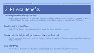 R1 visa application guide US | PPTX