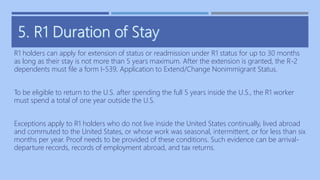 R1 visa application guide US | PPTX