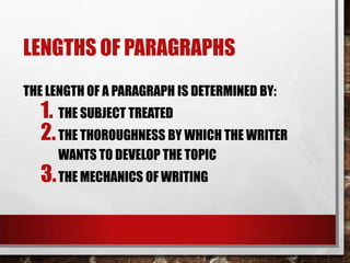 Writing Paragraphs | PPT