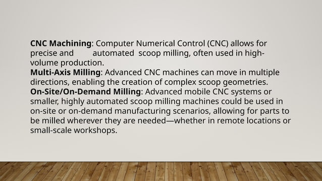 R20 ppt cnc scoop milling process in 5 axis cnc machining.pptx