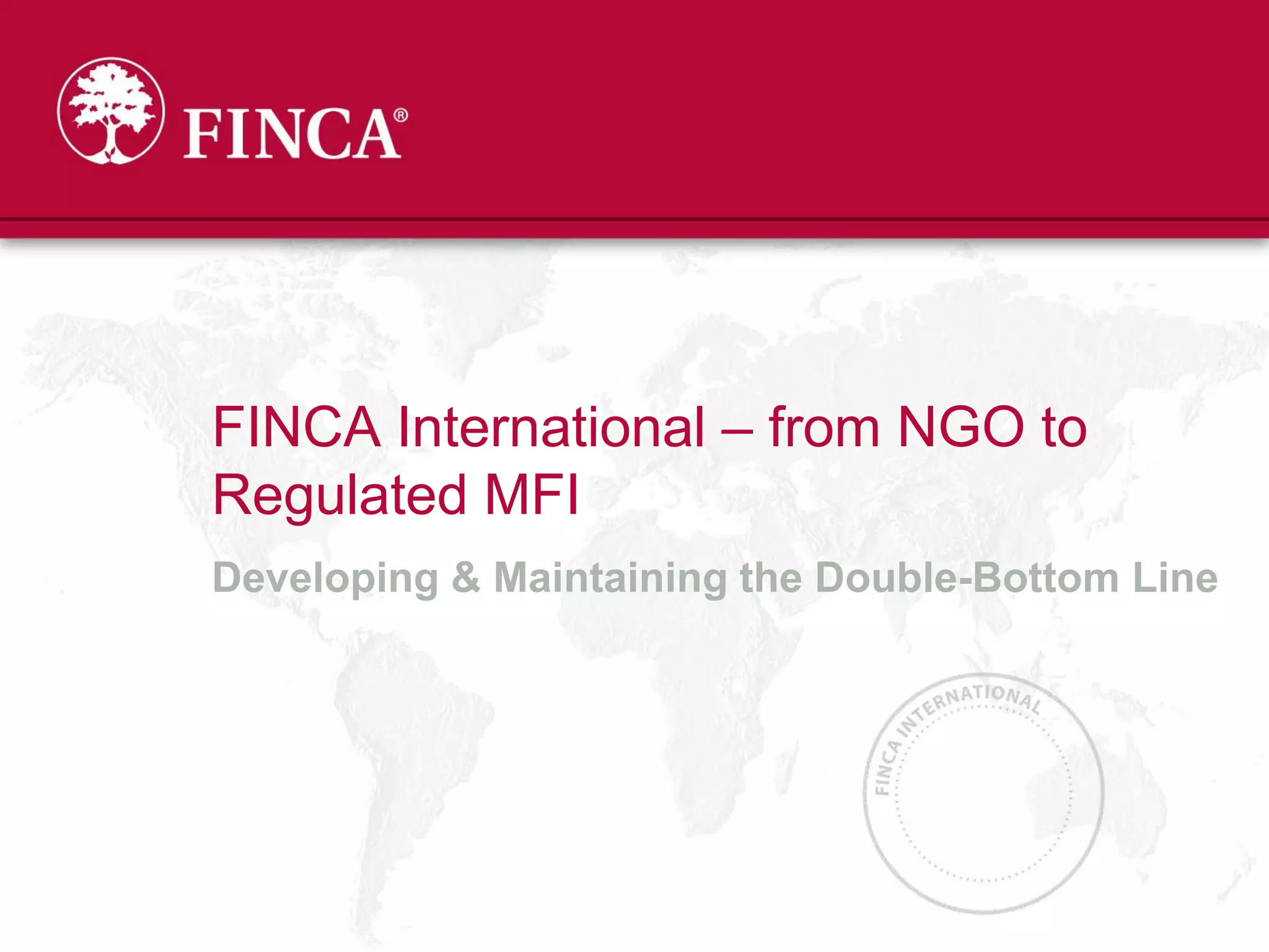 Rupert Scofield, Transforming from NGO to Regulated MFI | PDF