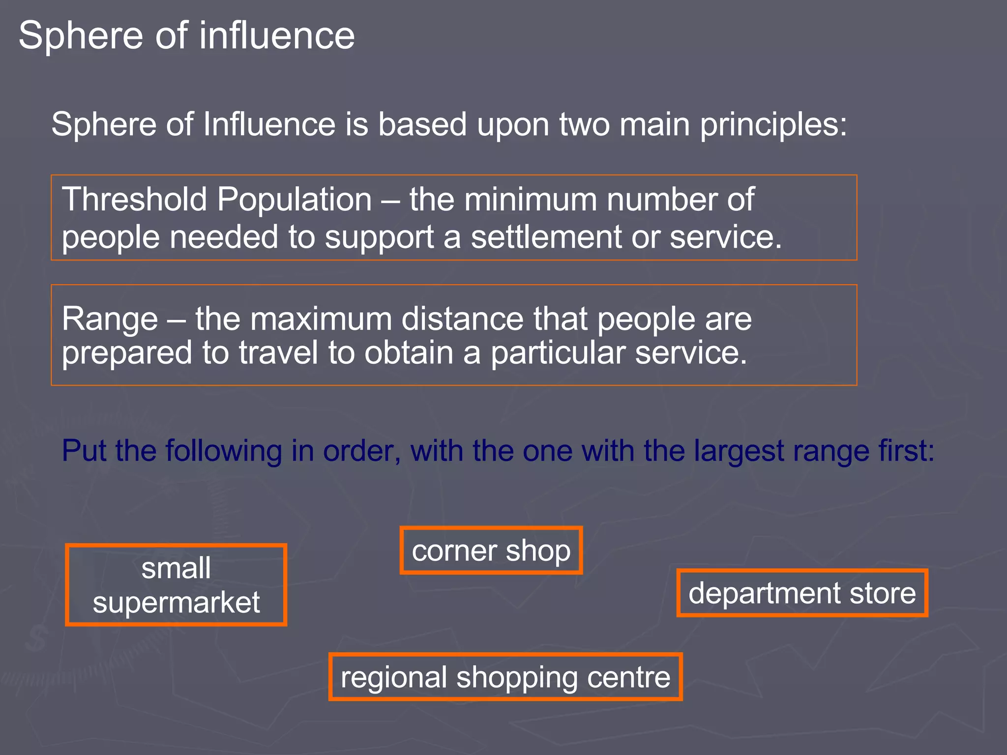 What Is A Settlement Hierarchy | PPT