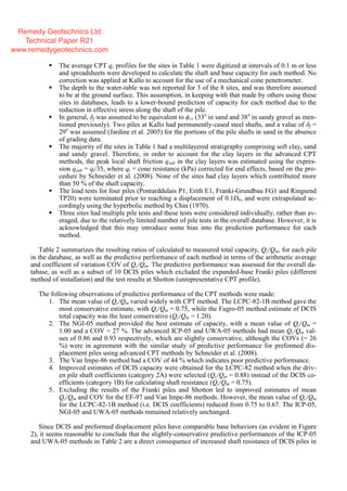 "Driven Cast-In-Situ Piles in Granular Soil: Applicability of CPT ...