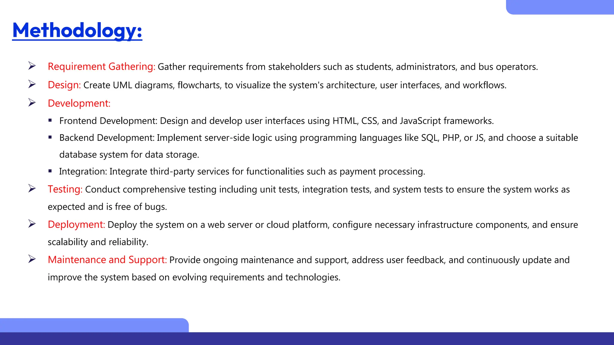 BUS PASS MANGEMENT SYSTEM USING PHP.pptx | Computing | Technology & Computing