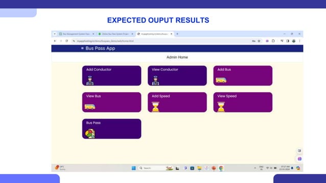 Bus Pass Mangement System Using Php Pptx