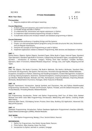 R22MCASyllabus(1).docx_MCAMCAMCAMCAMCAMCAMCAMMMMMMMM | PDF