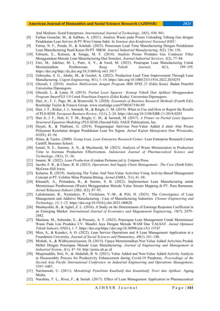 The Effect Of Lean Tool In Reducing Non-Value Added Activities In Gas ...