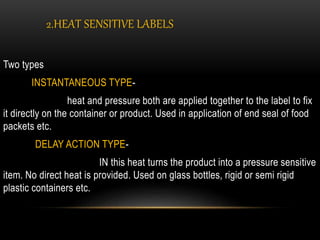 R24 labeling on the packed food material | PPTX