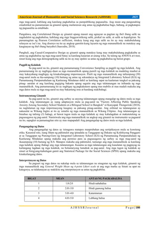 Mga Salik na Nakapagdudulot ng Pagkabalisa sa Pagsasalita ng mga Mag ...