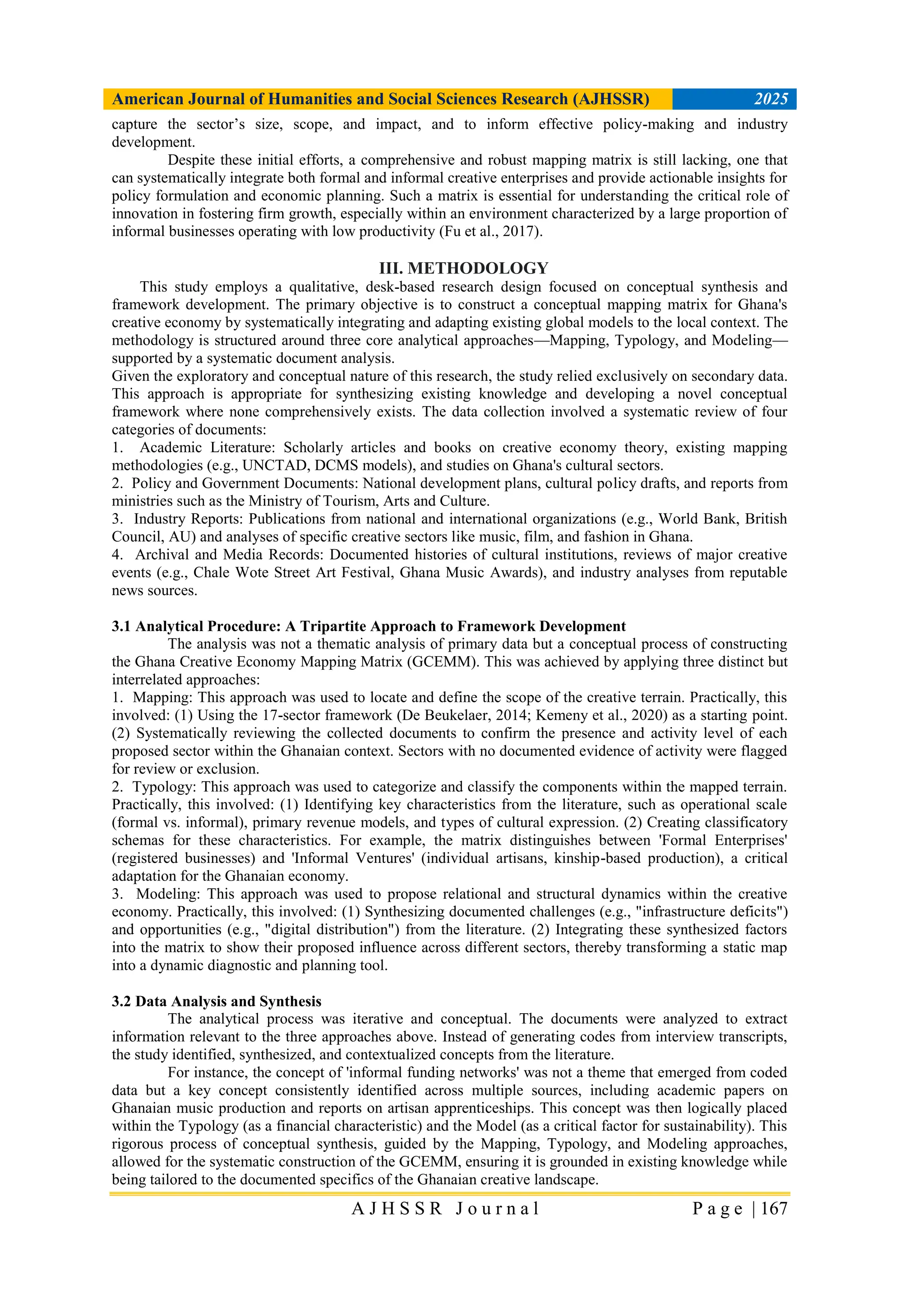 Charting the creative terrain: An exploratory conceptual mapping matrix ...