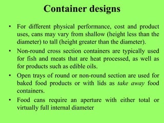 Metal cans for food | PPTX