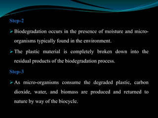Bio degradable films for food packaging | PPTX