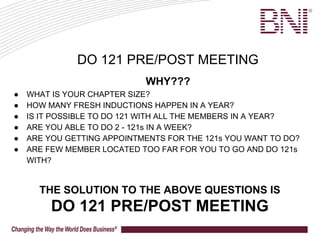 BNI networking time | PDF