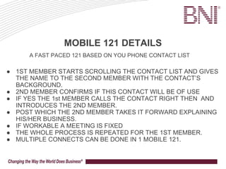 BNI networking time | PDF