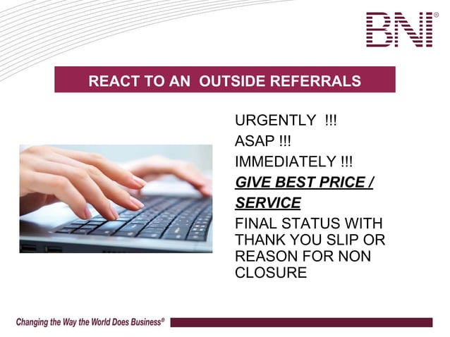 BNI outside referral | PDF