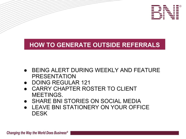 BNI outside referral | PDF