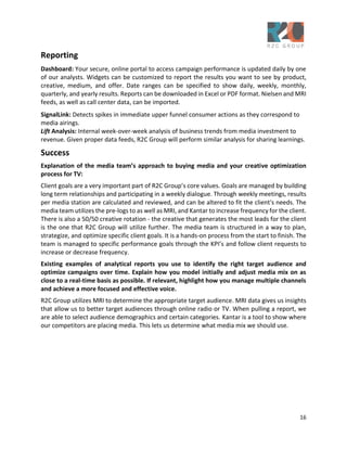 R2C Group Request for Proposal- Spotify | PDF