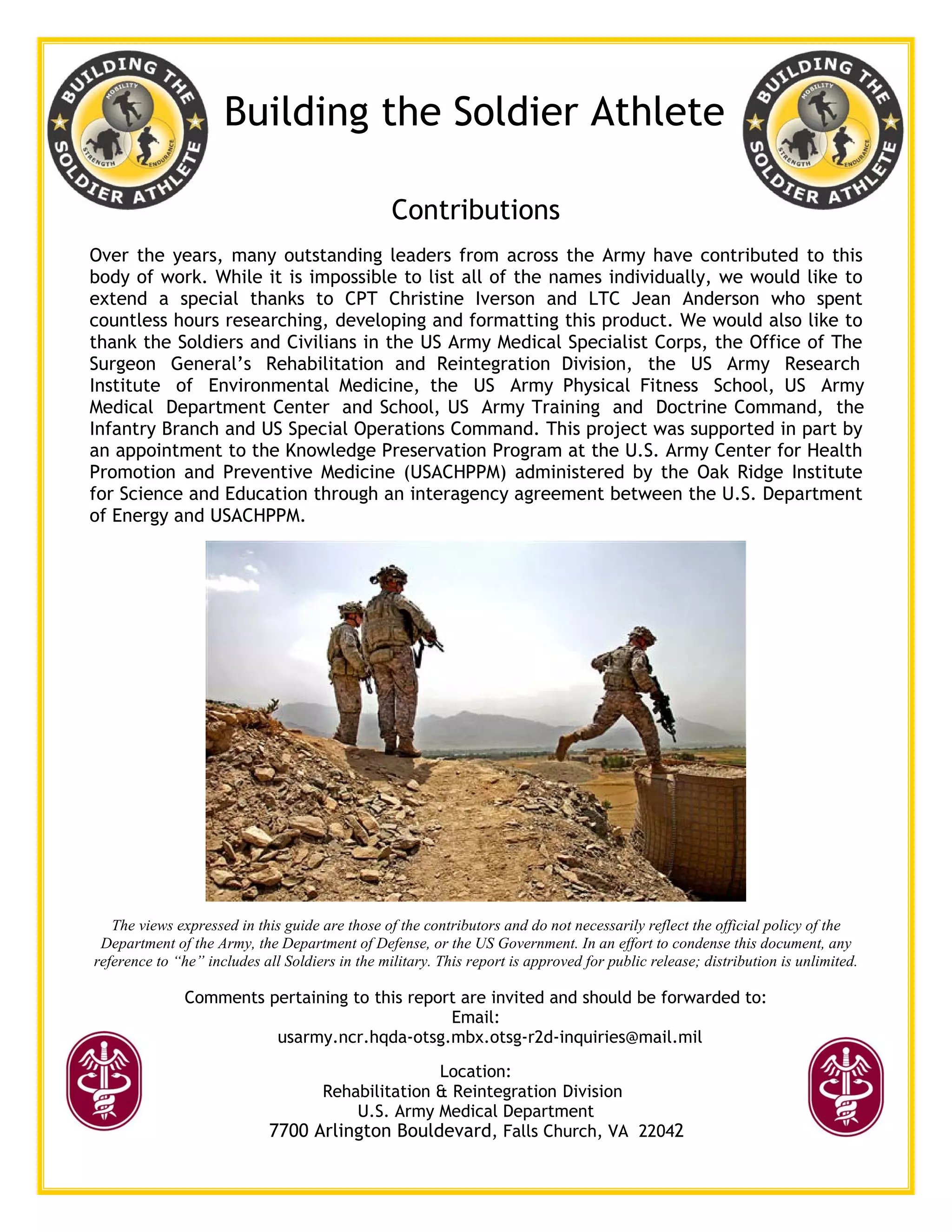 Building the Soldier athlete | PDF