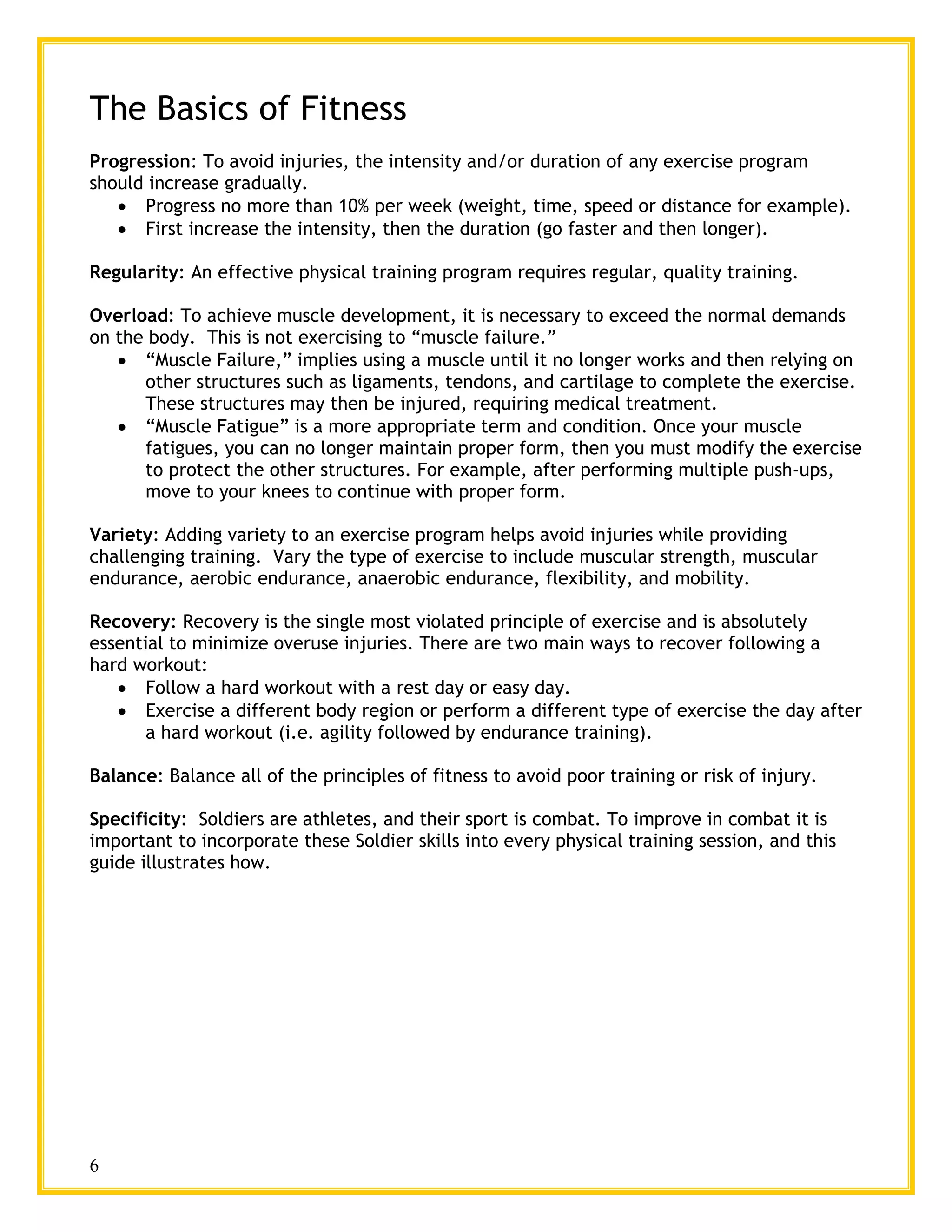 Building the Soldier athlete | PDF